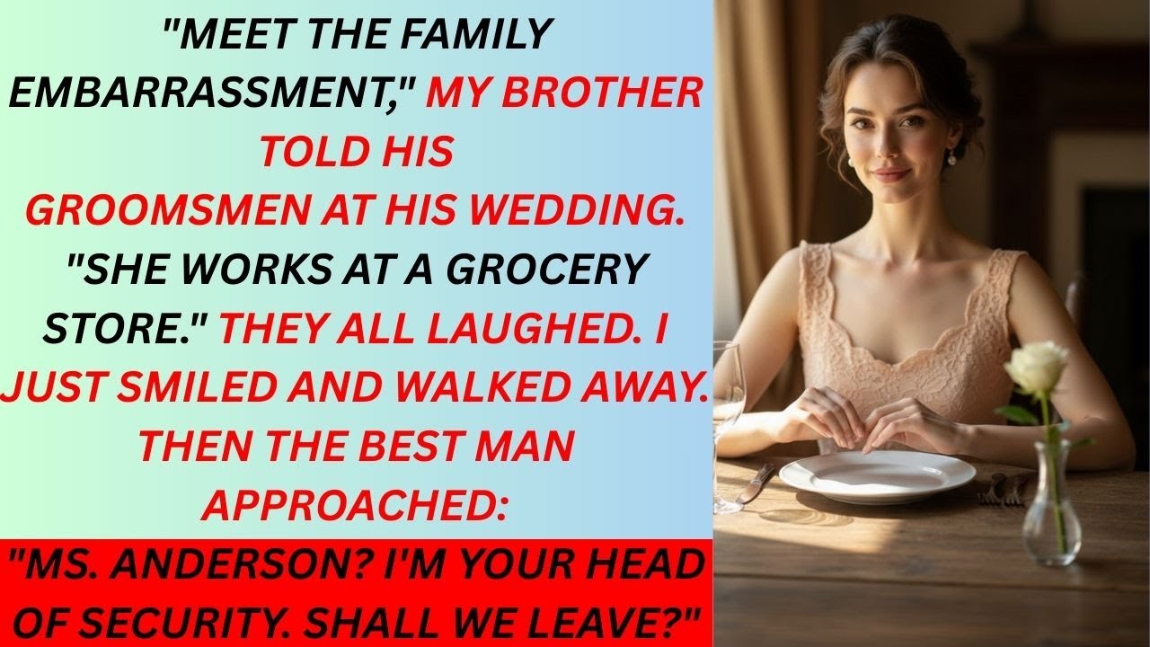 My Brother Humiliated Me At His Wedding — Until The Best Man Revealed
