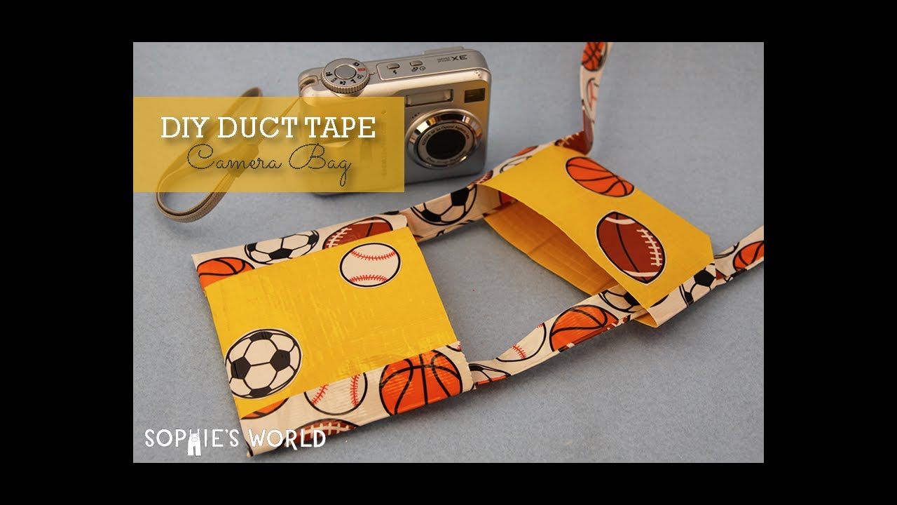 How to Make a Duct Tape Camera Bag | Sophie's World - YouTube