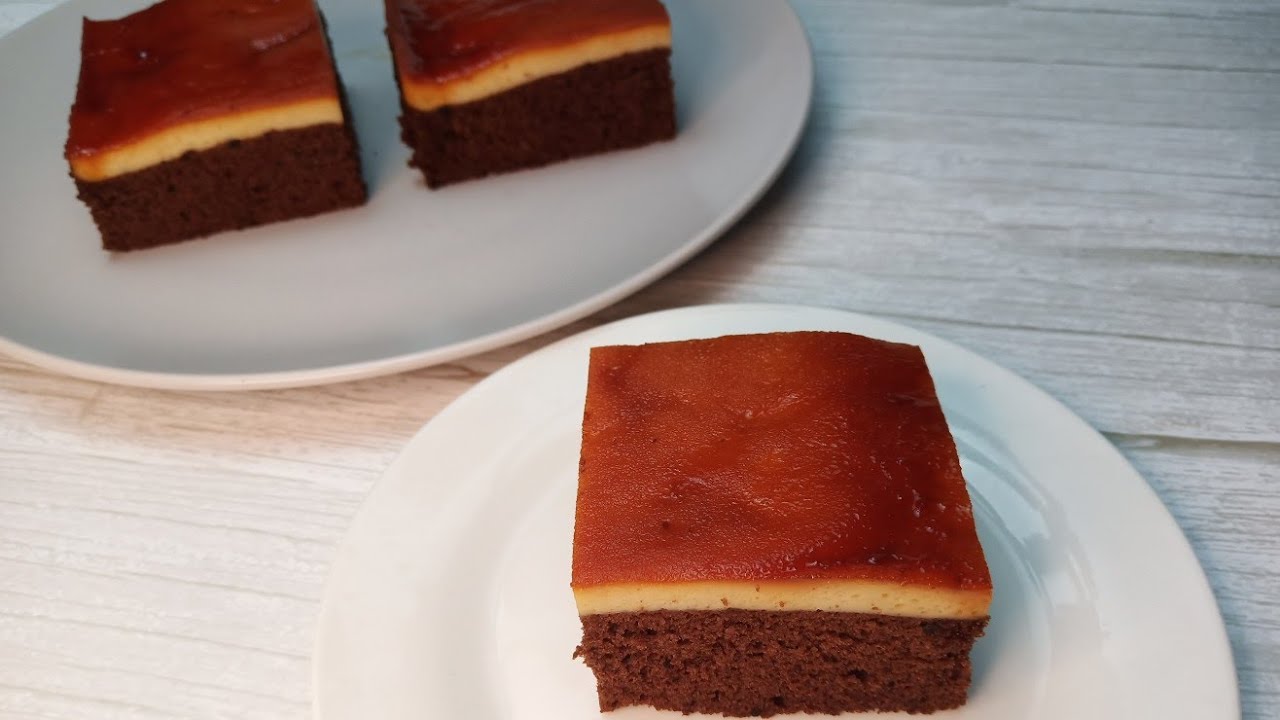 CHOCO CUSTARD CAKE | STEAM CAKE - YouTube
