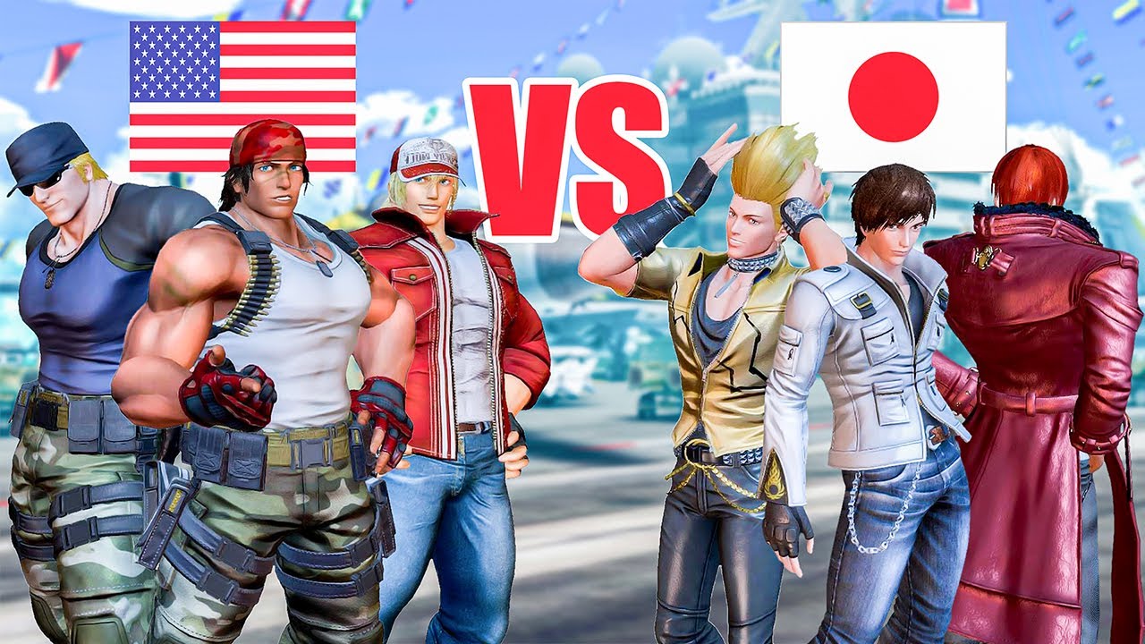 America vs Japan Team Battle - KOF XIV - YouTube