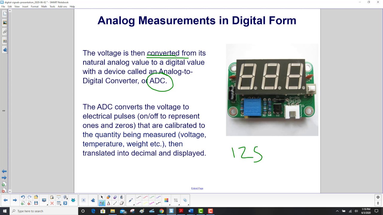 analog measurements - YouTube