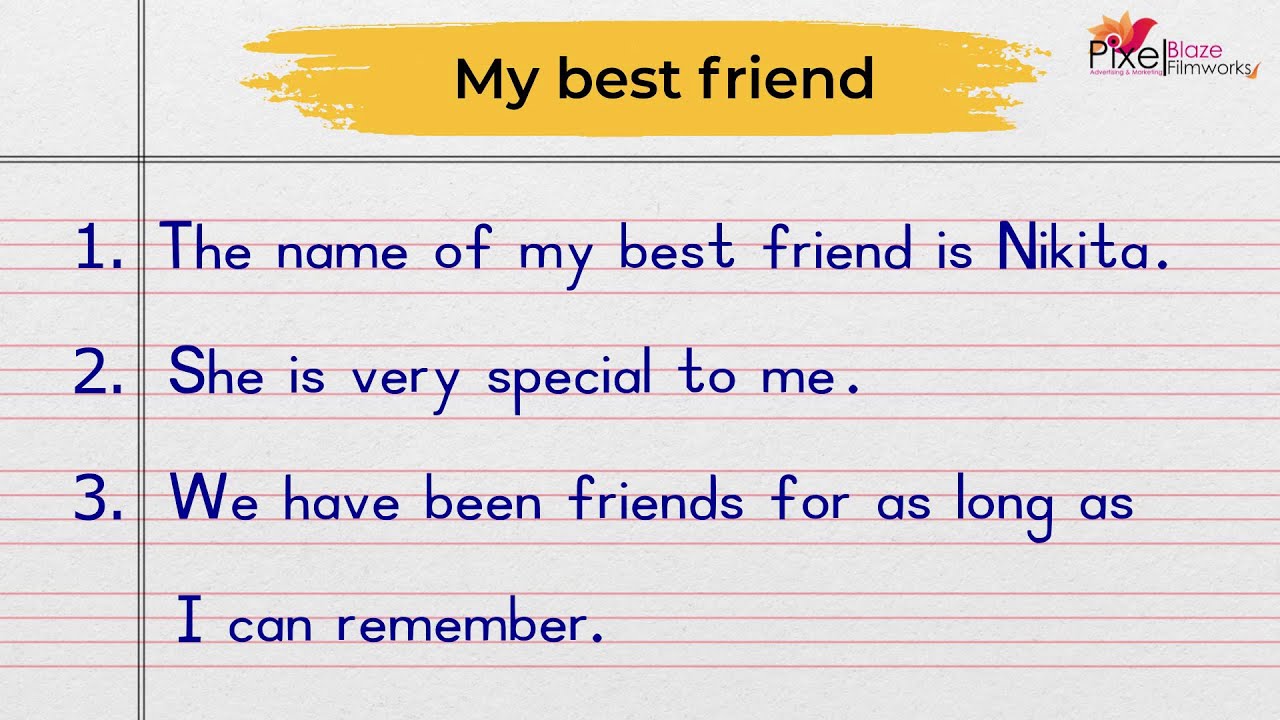 10 Lines On My Best Friend In English | English Essay On My Best Friend ...