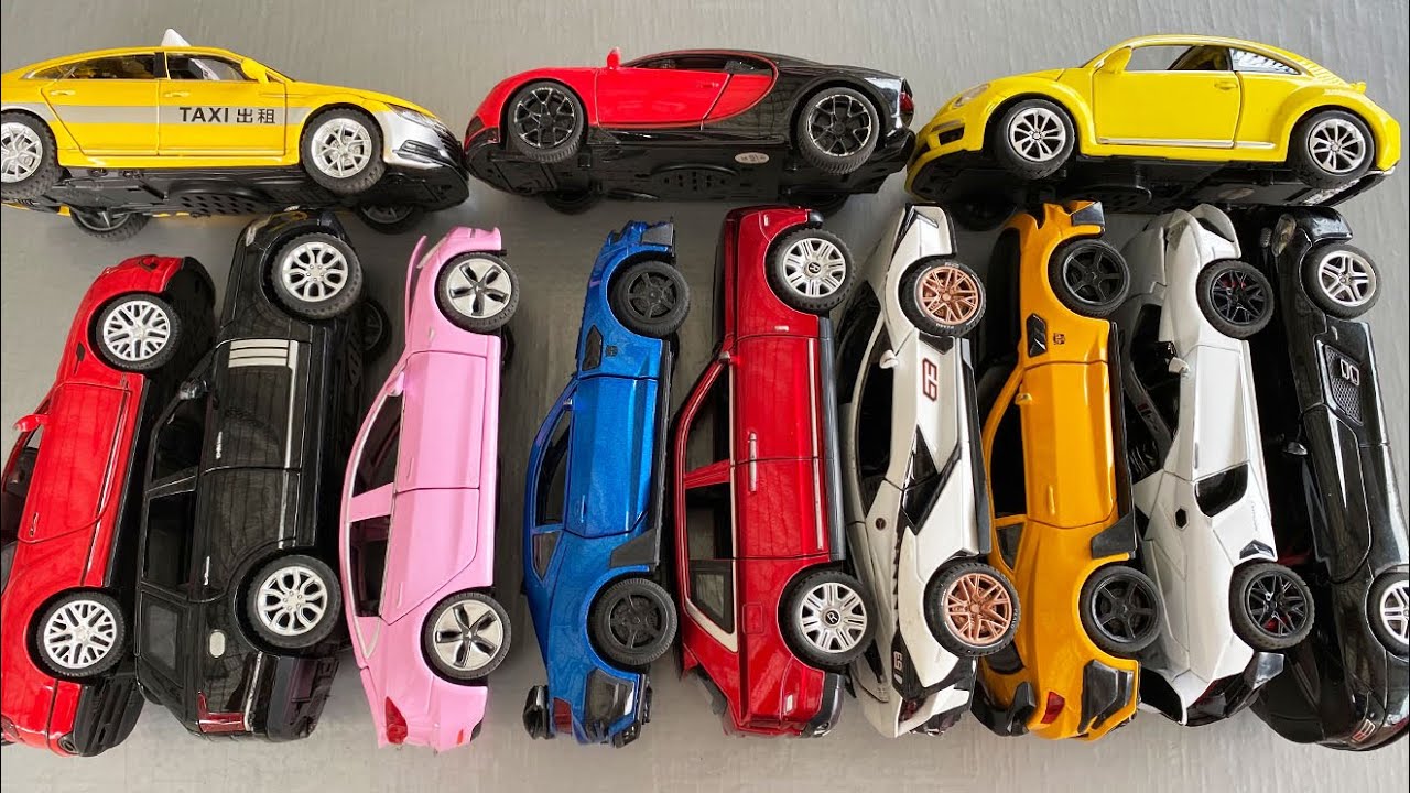 Review realistic Toy Cars, Bugatti, Lamborg, Rolls Royce, Tesla ...