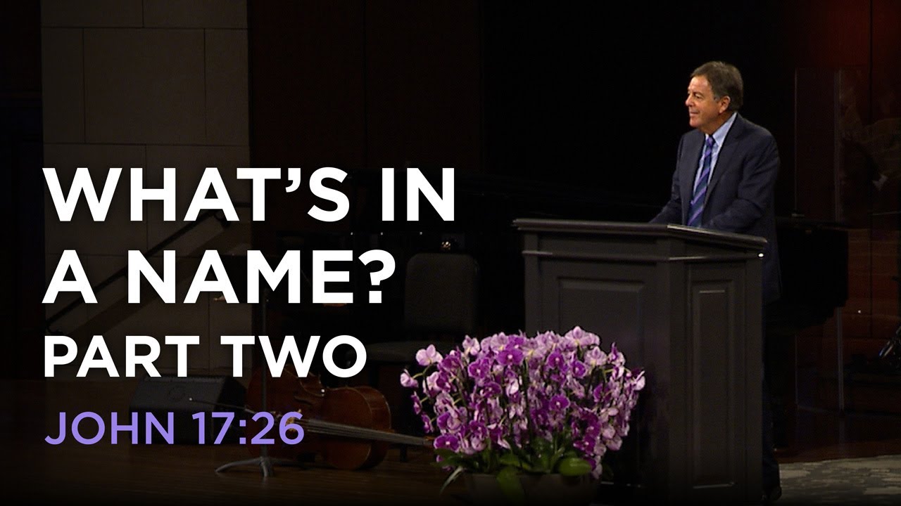 What’s in a Name? — Part Two - YouTube