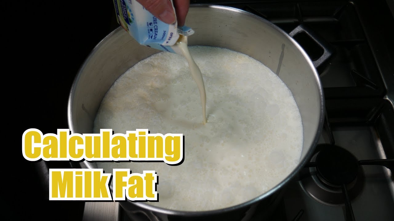 Calculating Milk Fat Content for Cheese Making - Using Pearson Square ...