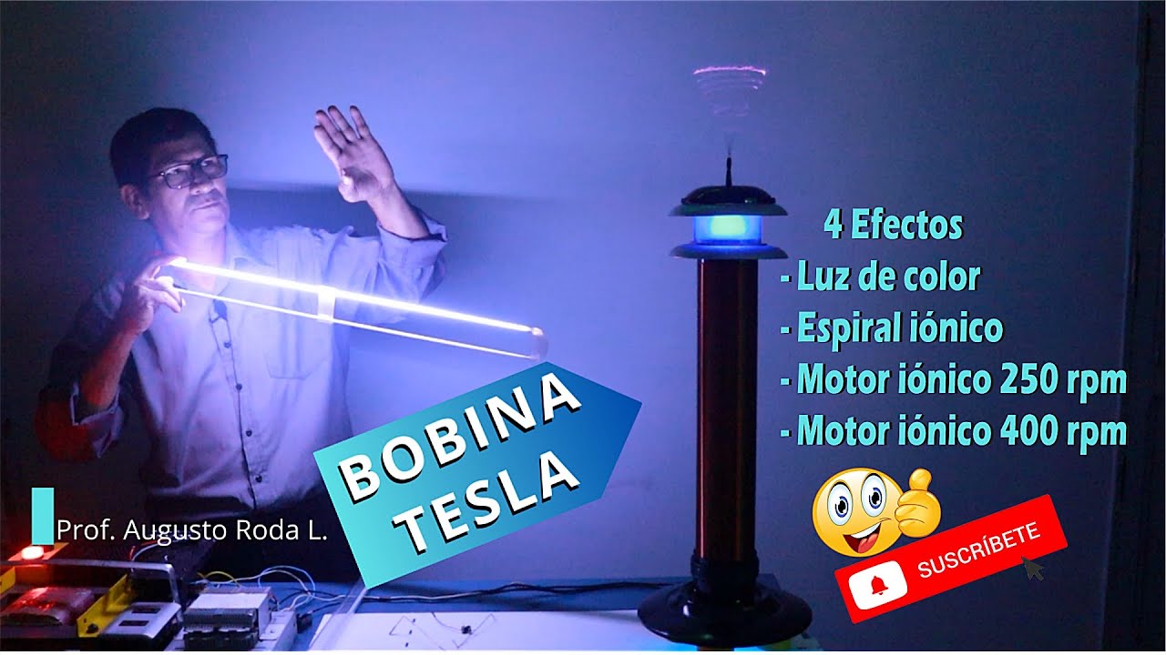 Nueva Bobina Tesla con transistor...Alto voltaje - YouTube