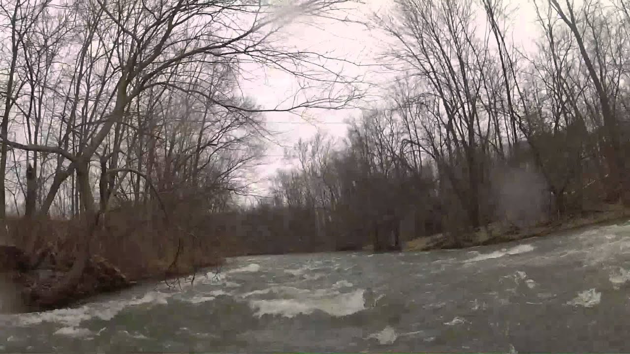 Owasco Outlet Saturday March 29--2014 - YouTube