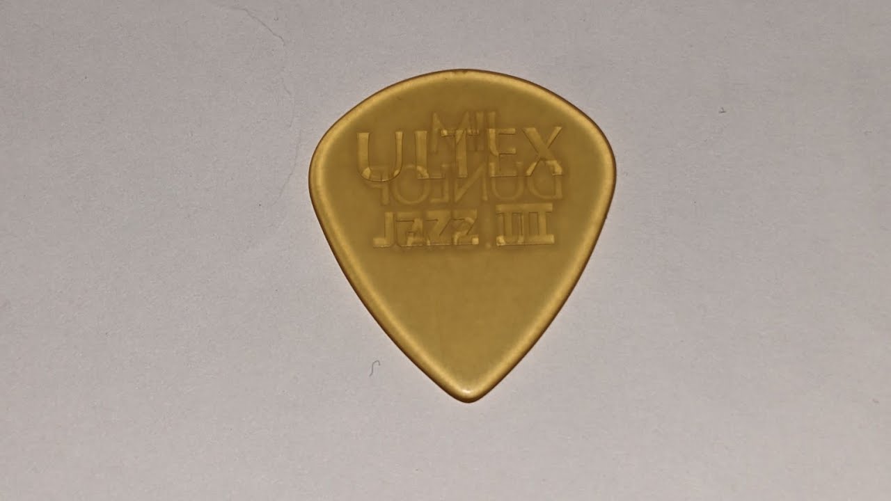Jim Dunlop Jazz III Ultex guitar pick review - Jazz 3 vs Jazz 3 vs Jazz ...