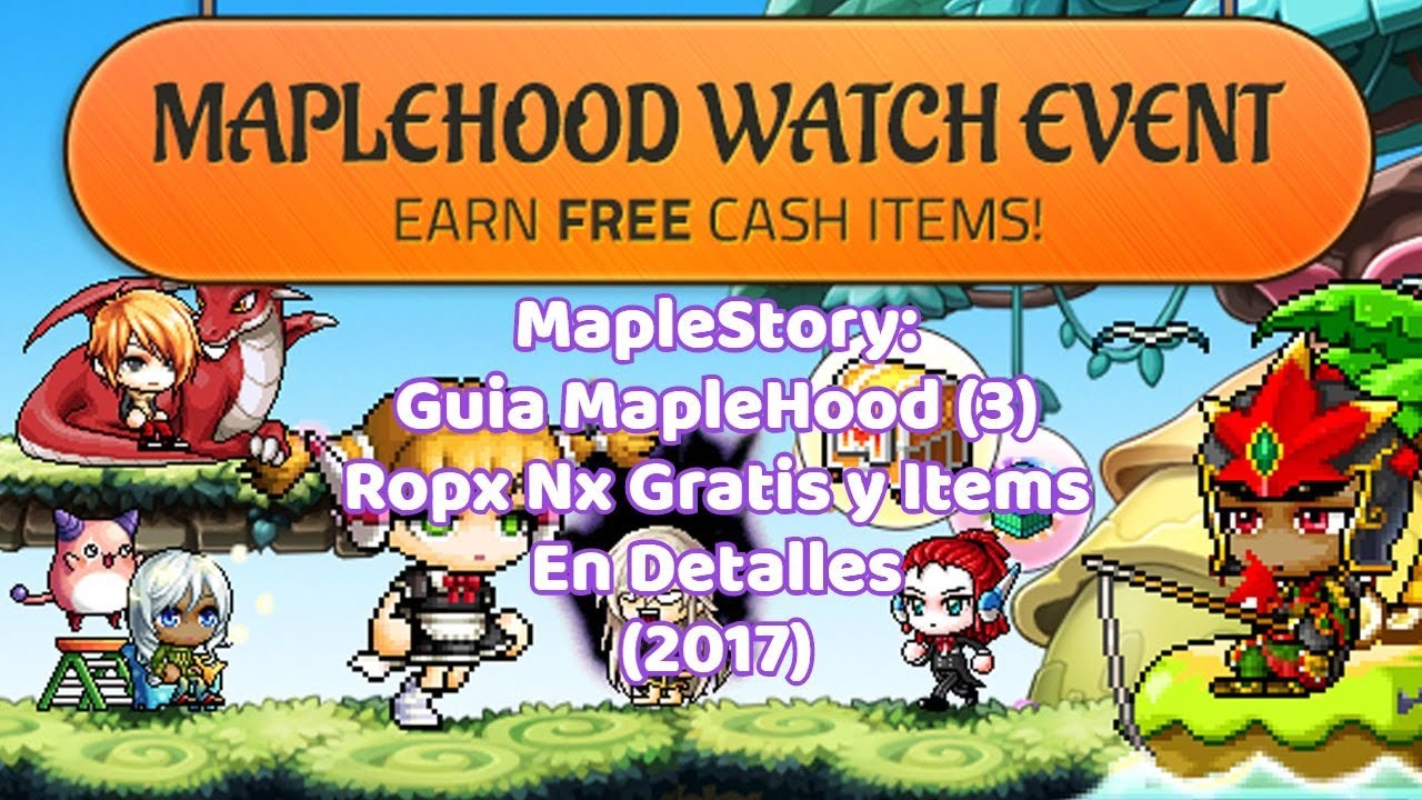 MapleStory: Guia MapleHood (3) Ropa Nx Gratis y Items en Detalles ...
