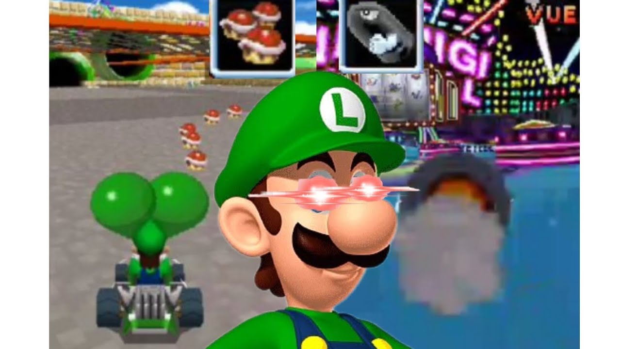 Mario Kart DS - Crazy Luigi - YouTube