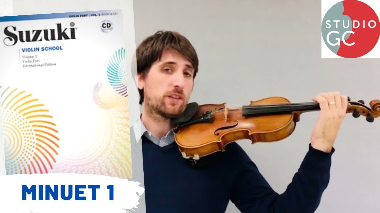 Minuet 1 by Bach - Suzuki Violin 🎻 Book 1 tutorial - YouTube