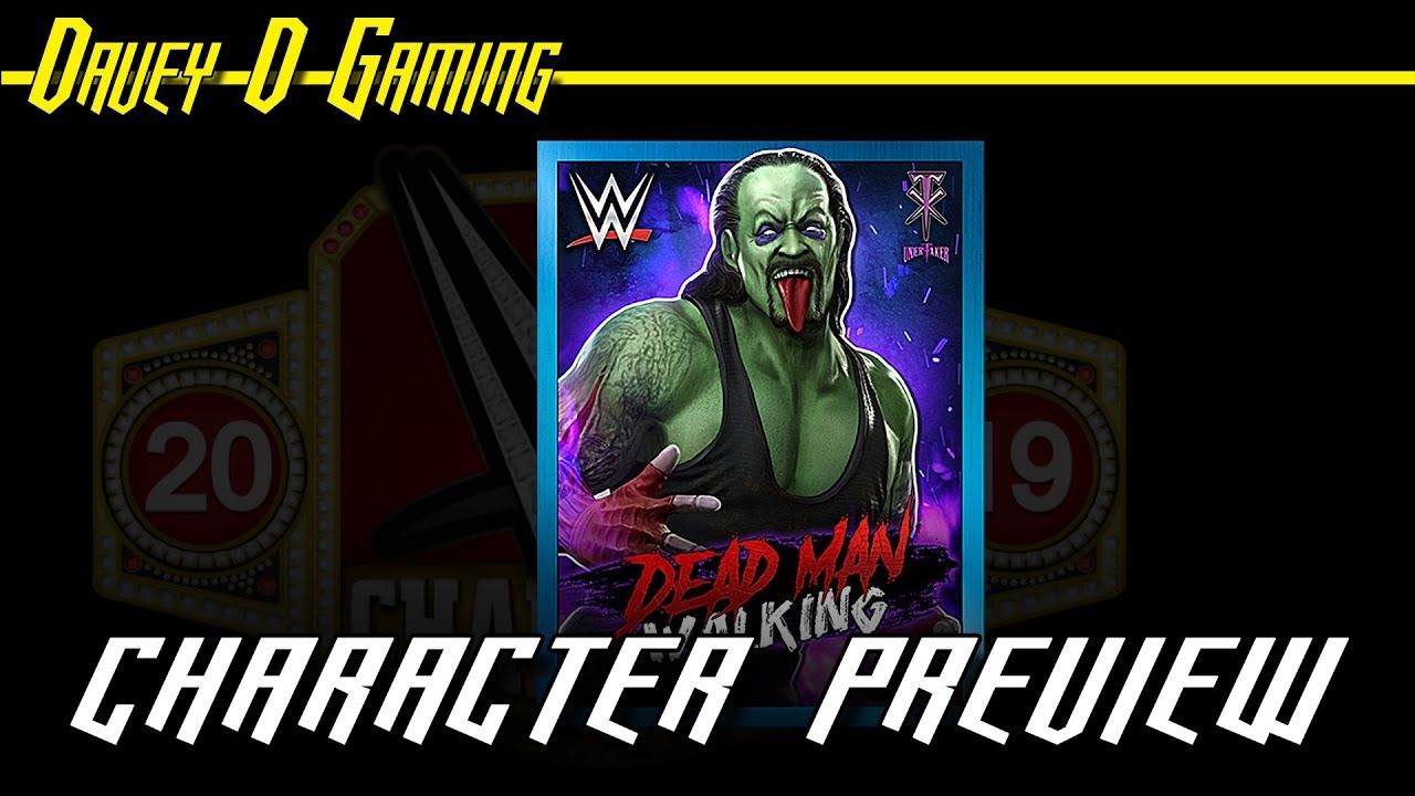 WWE Champions- Zombie Undertaker 4* Gold Preview - YouTube