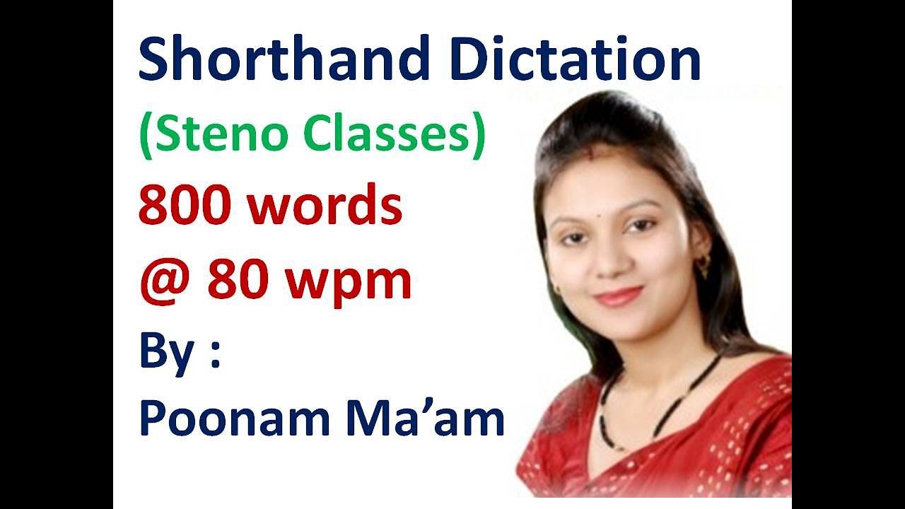 Volume 8 | Transcription 167 | 80 WPM | Kailash Chandra | By:-POONAM Ma ...