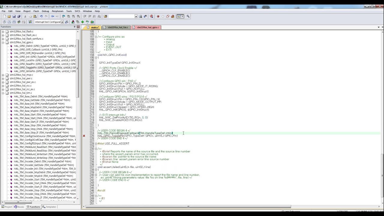 STM32CubeMX External Interrupt using STM32F429I-DISCO part1 [1/3] - YouTube