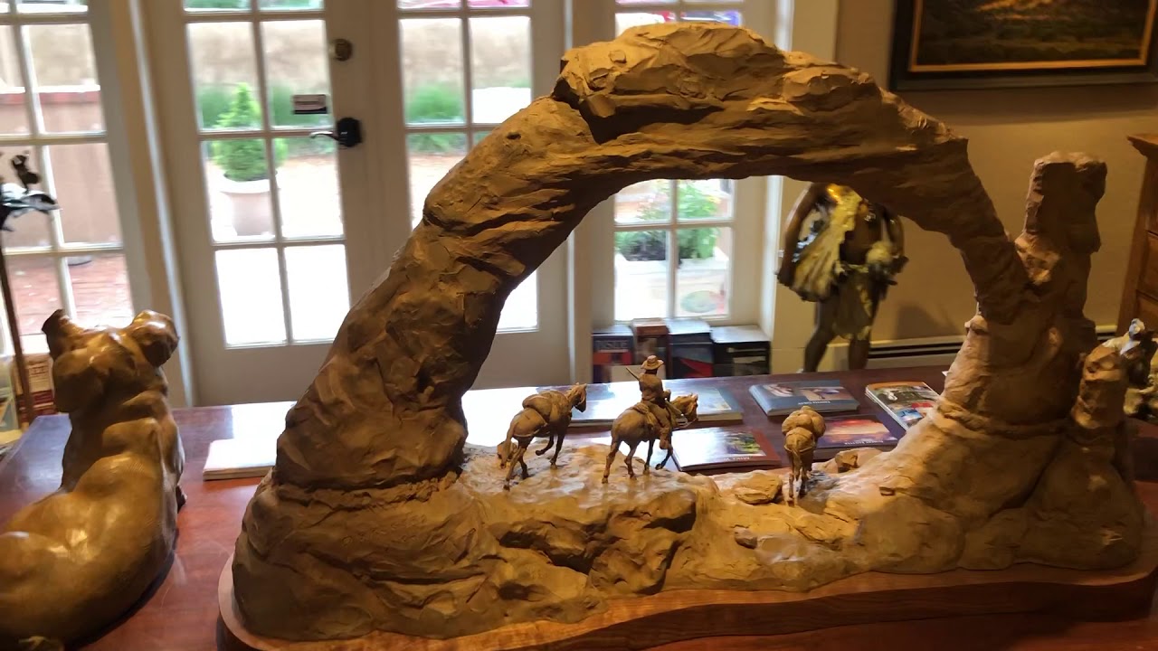 On the Trail of the Ancients by Scott Rogers (bronze) - YouTube