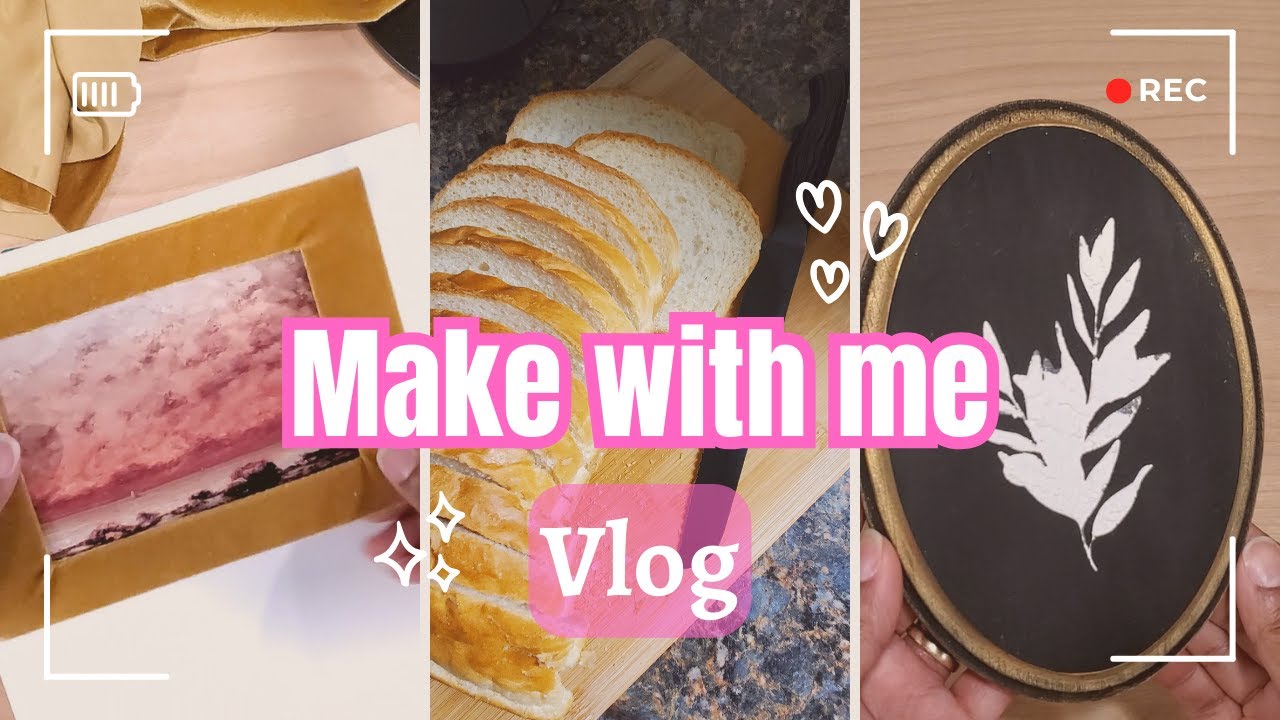 Trendy Diy Wall Decor Craft Ideas - Bake and Make with Me Vlog - YouTube