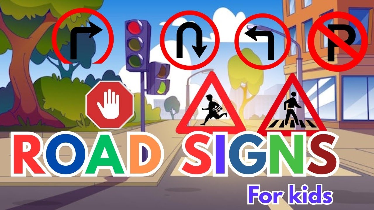 Road signs | Learn road signs for kids | Traffic signs - YouTube