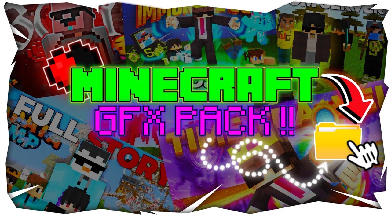 Ultimate Minecraft GFX Pack 2024 - Boost Your Videos & Thumbnails🤩 ...