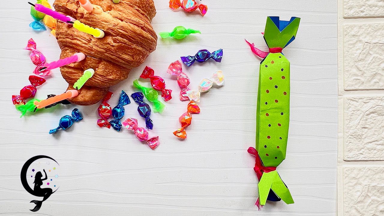 Origami paper CANDY BOX🍬 (in 2 MINUTES) //Craft Ideas🫧/Paper Candy ...