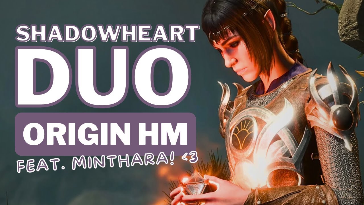 💜SHADOWHEART ORIGIN MINTHARA DUO HM | FINALE🕸️ #bg3 #minthara # ...
