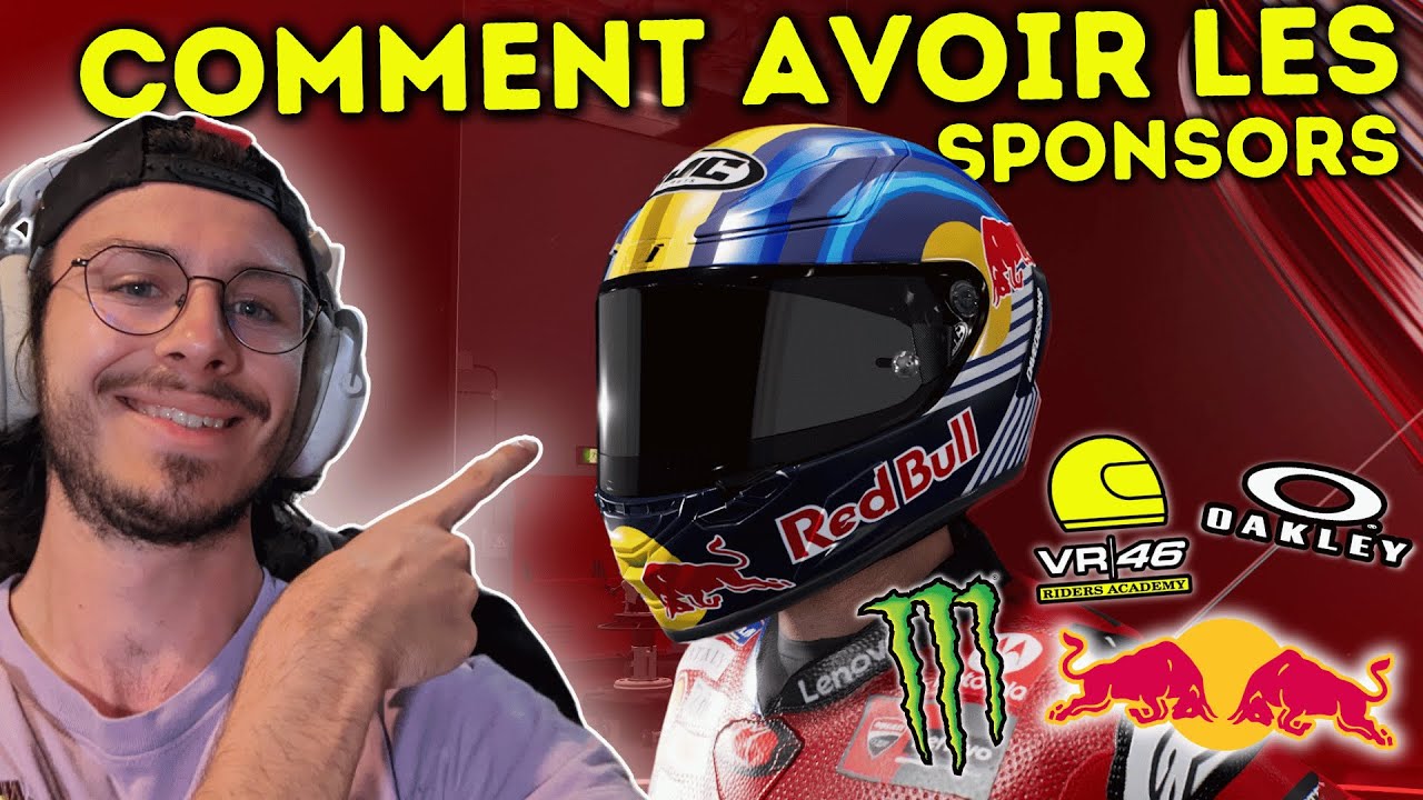 COMMENT AVOIR LES SPONSORS POUR SON CASQUE SUR MOTOGP 24! (Mod PC ...