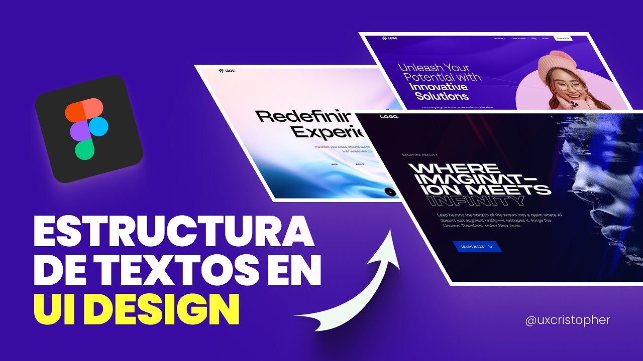 La estructura ideal de un texto en UI Design - Figma tutorial - uxcristopher - YouTube