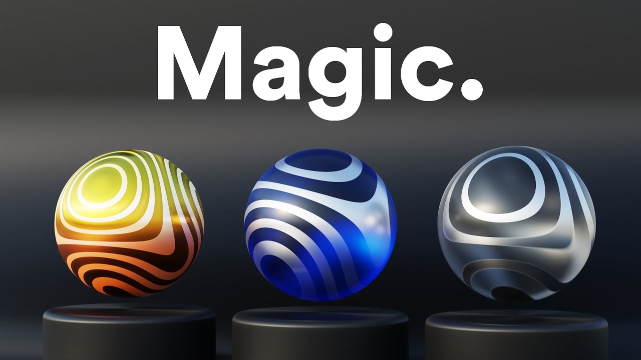 Blender Wavy Magic Material! (Free File Included!) - YouTube