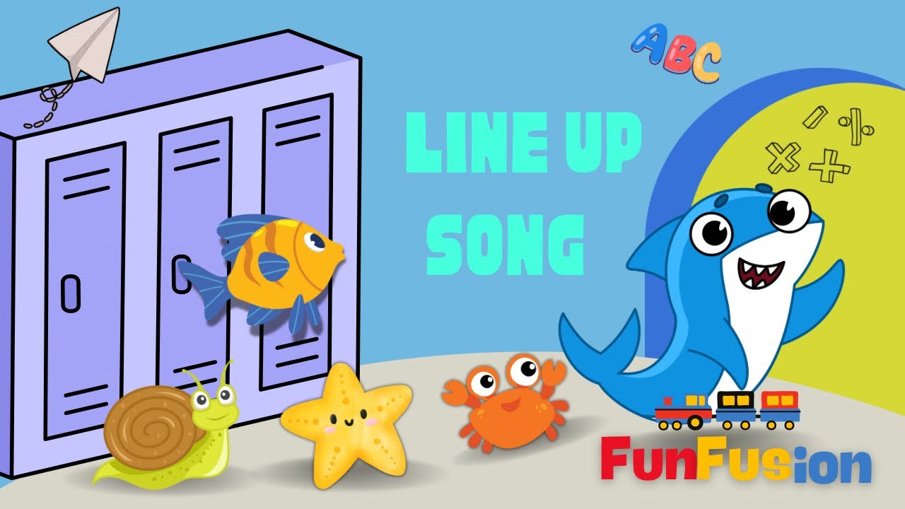 Line Up | Children’s Song | Kids Song | FunFusion #funfusion #cocomelon ...