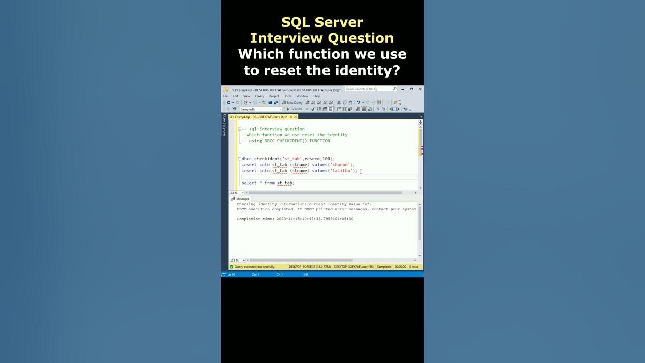 Sql Interview Questions DBCC Checkident Reseed Identity Sql Server sql-interview-questions-dbcc-checkident-reseed-identity-sql-server