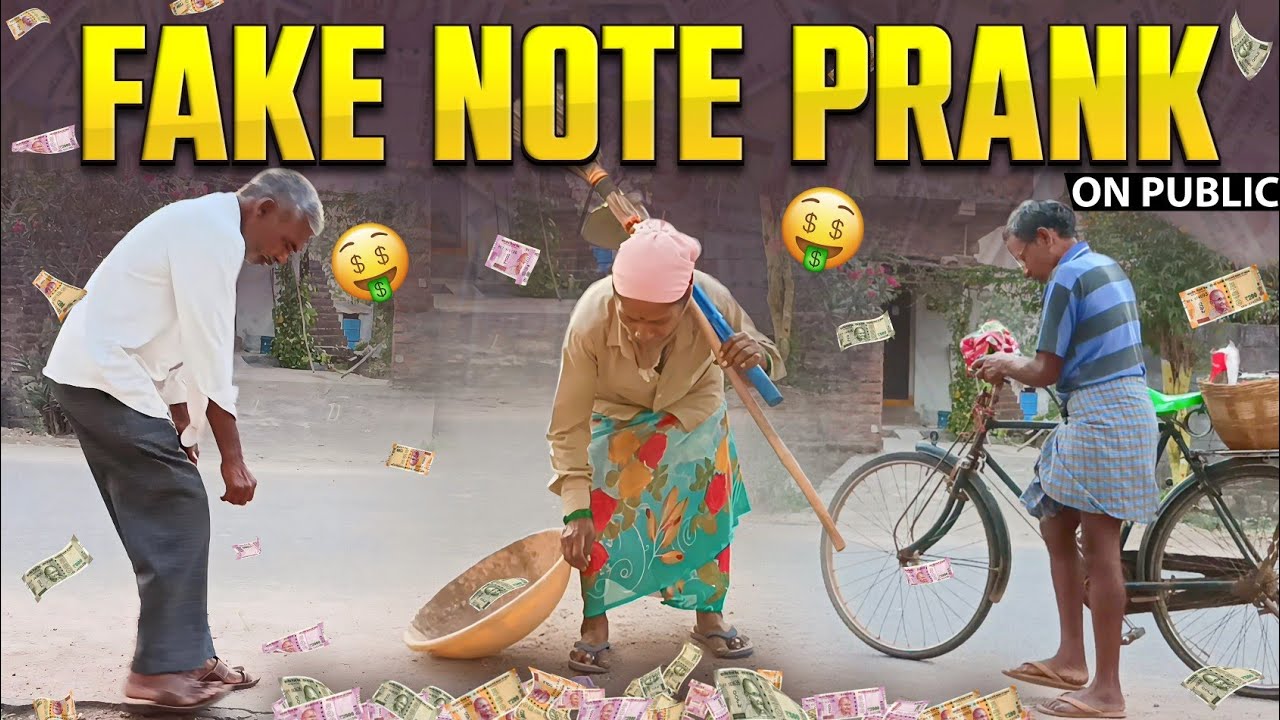 FAKE NOTE PRANK ON PUBLIC | TELUGU PRANKS - YouTube