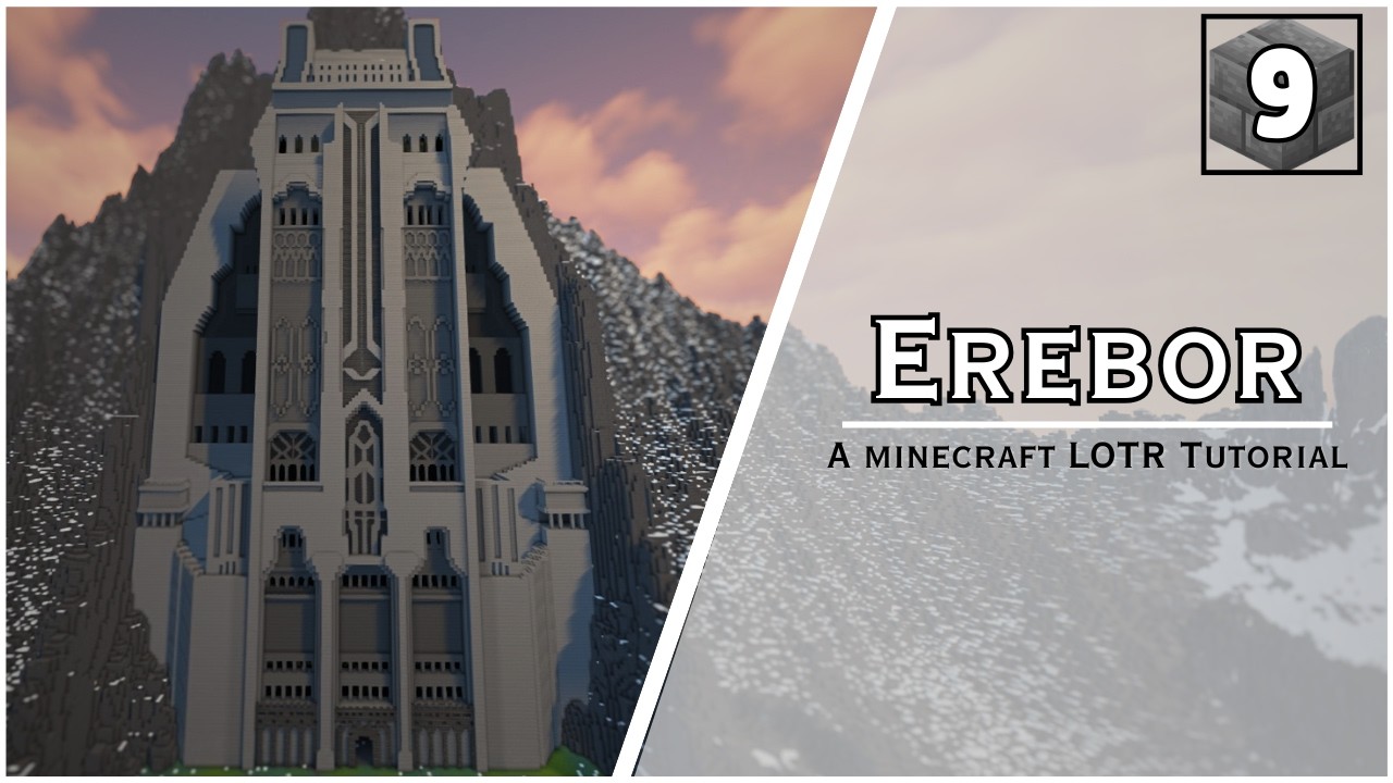 Minecraft Erebor Tutorial Part 9 | The Hobbit - YouTube