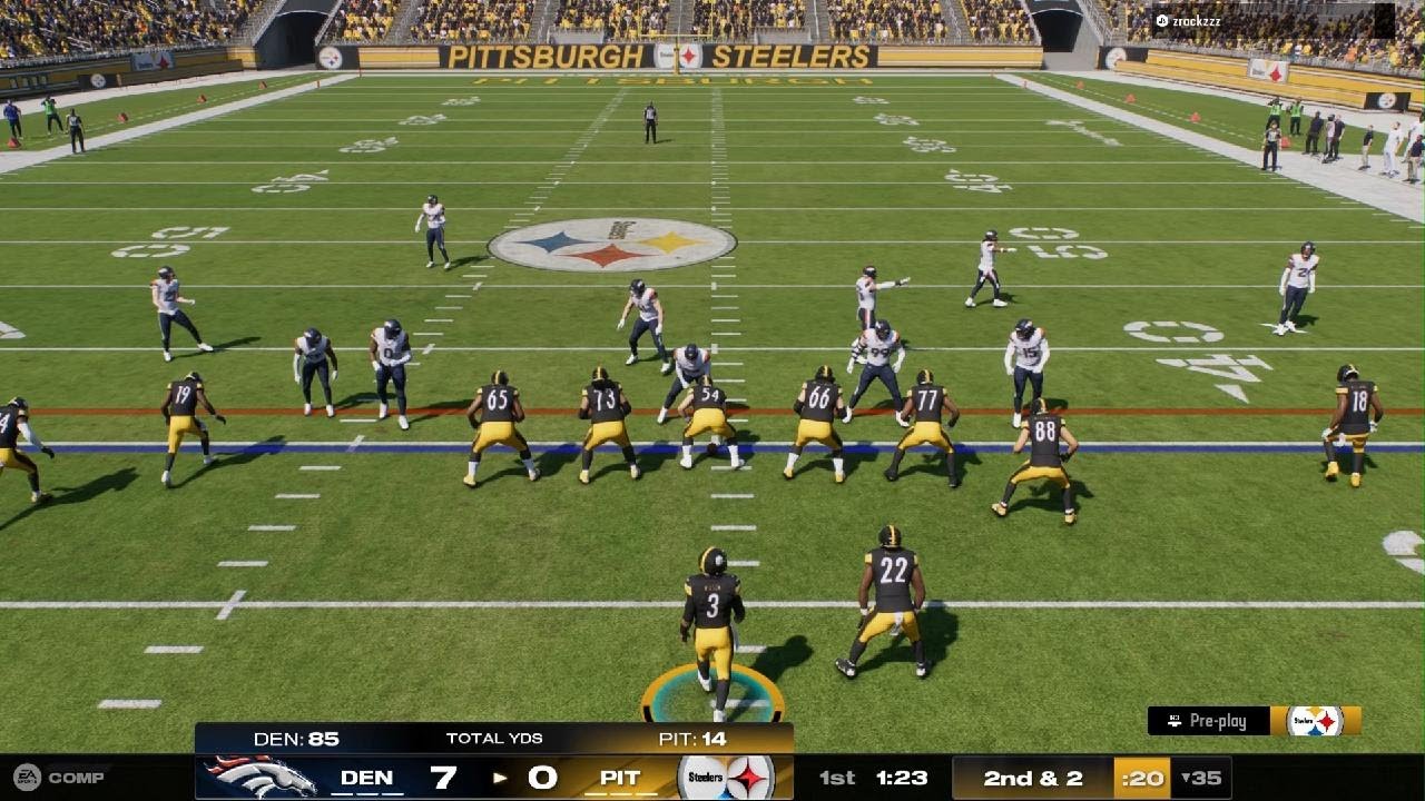 Broncos @ Steelers | Madden NFL 25 - YouTube