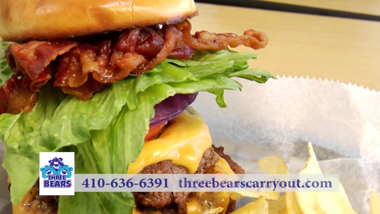 Three Bears Carryout - Big Bear Burger - YouTube