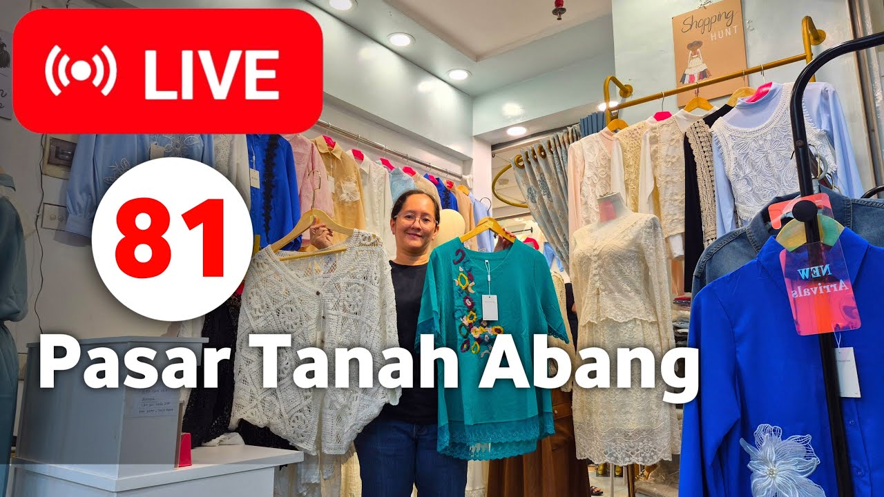 LIVE | PROMO MURAH! RAJUT IMPORT, BAJU ATASAN VIRAL TERBARU di Pasar ...