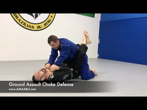 Ground Assault Choke - Womens Self Defense Classes DIberville - YouTube