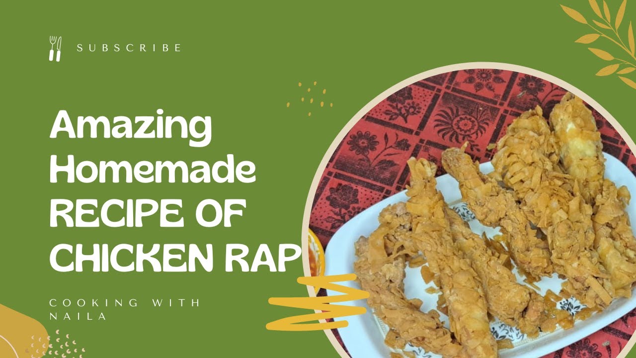 SPECIAL AND EASY RECIPE OF CHICKEN RAP - YouTube