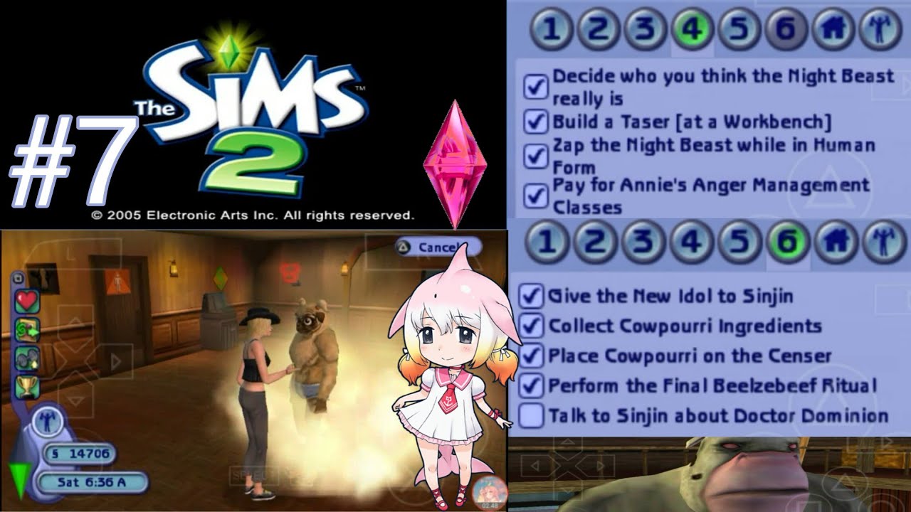 The Sims 2 PSP Indonesia - Ini Dia Sosok Night Beast & El Toro #7 - YouTube