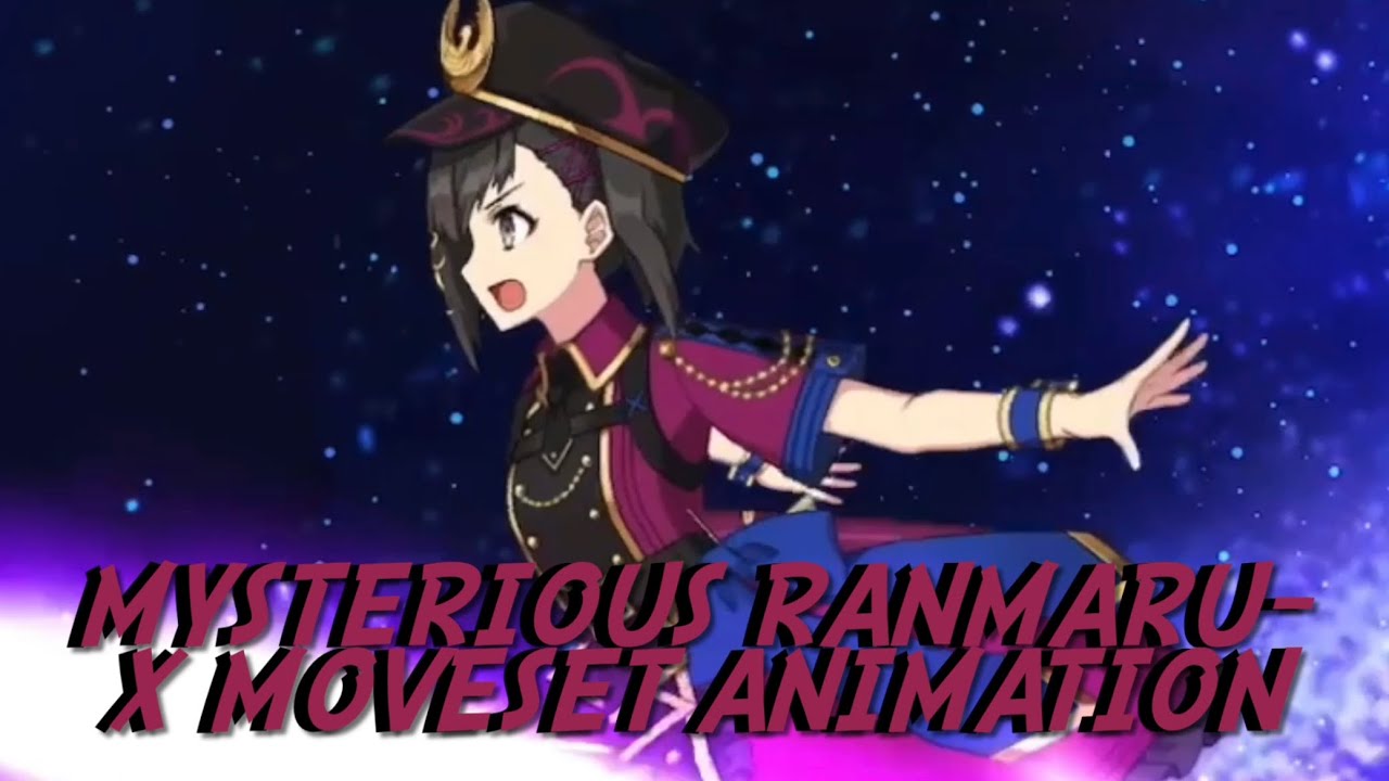 FGO: Mysterious Ranmaru X Moveset Animation - YouTube
