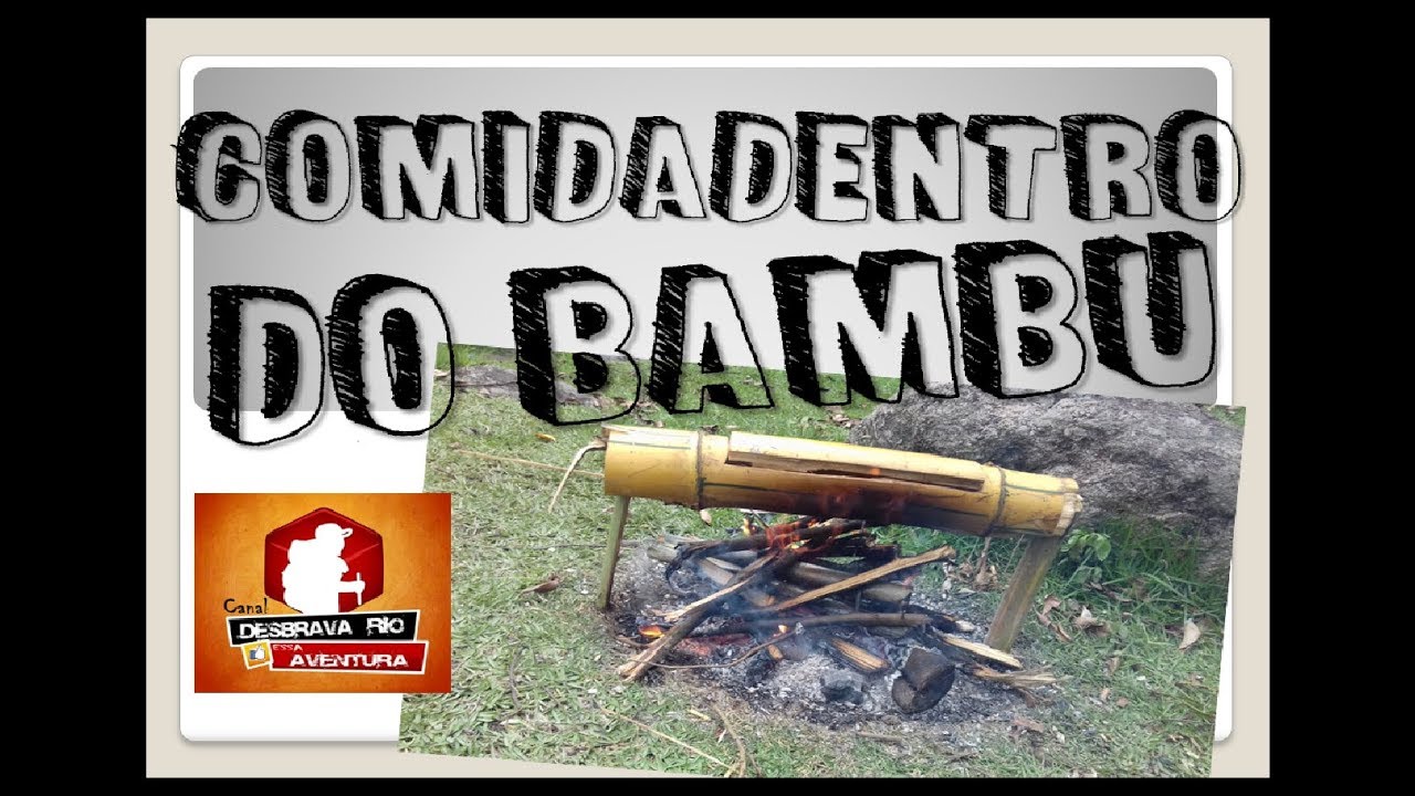 Como fazer comida dentro do bambu | Panela de Bambu | #MasterChef do ...
