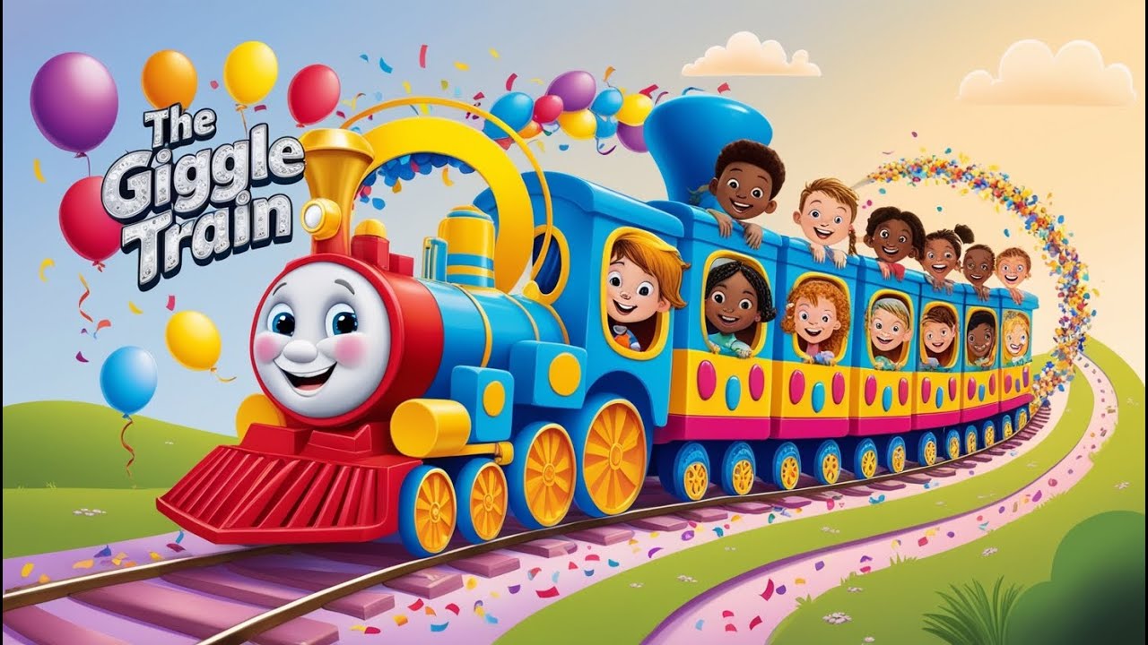 The Giggle Train | Kids Song #kidscartoon #kidslearning #kidssong - YouTube