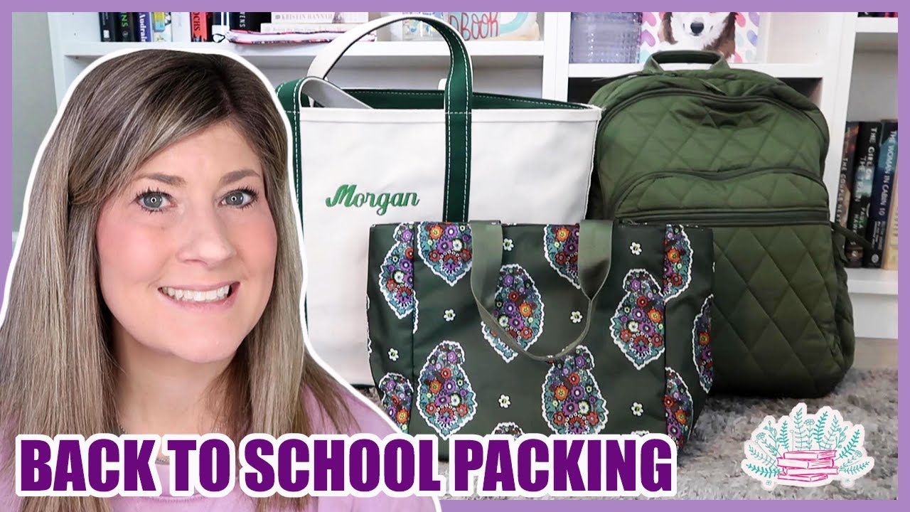 BACK TO SCHOOL PACKING | WHAT'S IN MY TEACHER BACKPACK 2024 - YouTube