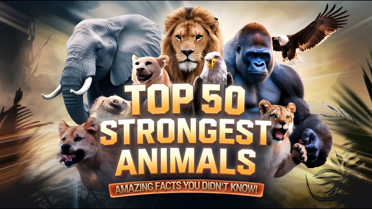 50 Strongest Animals That Will Blow Your Mind! 🦁🐘 Discover Jaw-Dropping ...