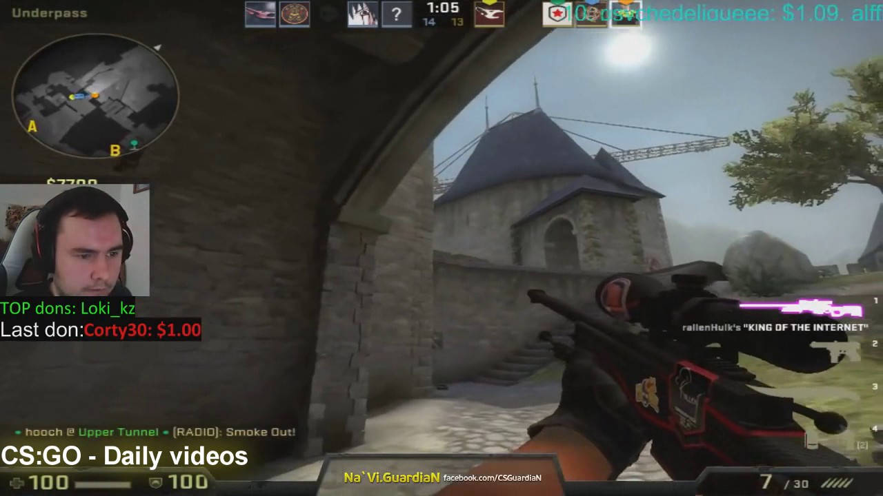 CS:GO - BEST OF GuardiaN playing FPL on Cobblestone with s1mple ( 30 ...