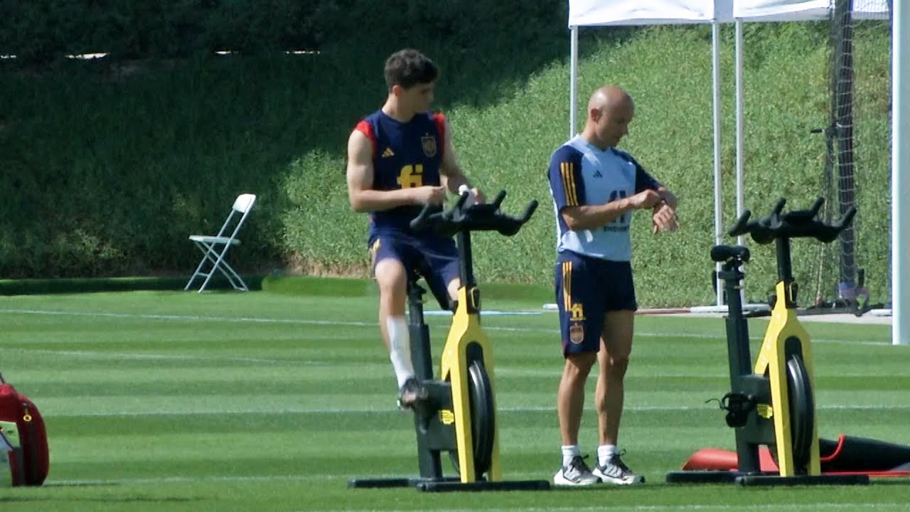 Rodri and Gavi train away from main group as Spain gear up for Japan ...