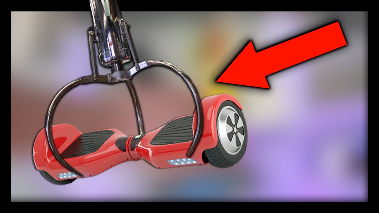 HOVERBOARD in the Claw Machine! - YouTube