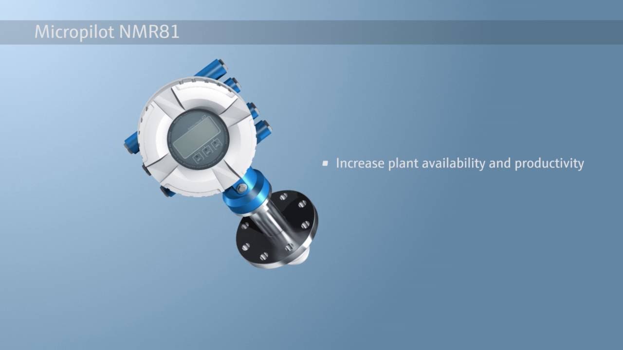Micropilot NMR81 – High accuracy 80GHz radar device for liquids - YouTube