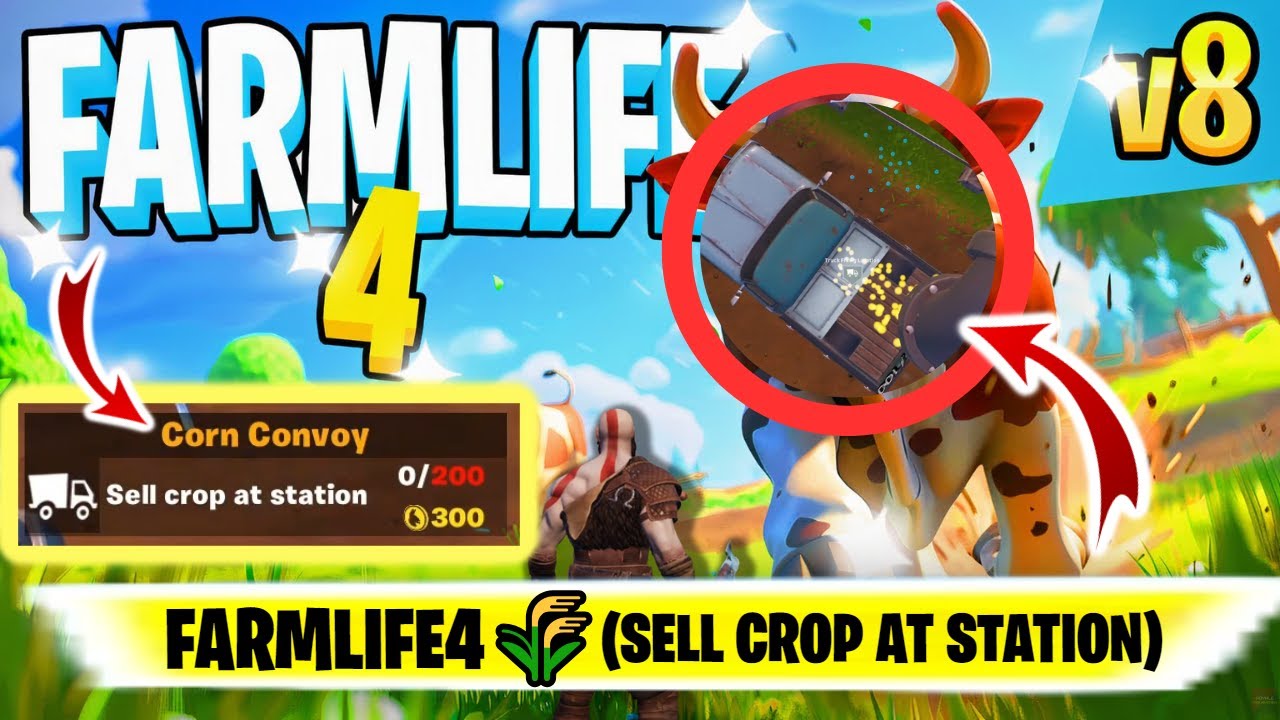 Farmlife 4 Fortnite CORN CONVOY | Farmlife 4 Fortnite SELL CROP AT ...