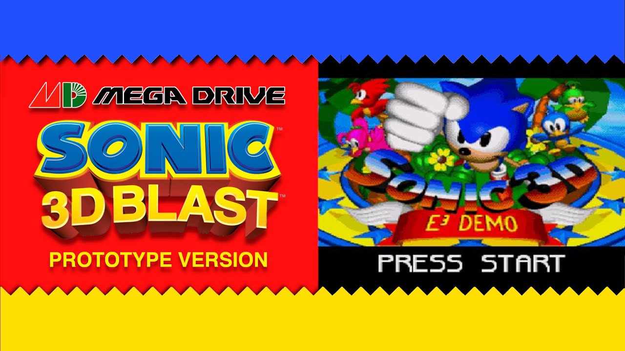 Title Screen [73 Prototype] - Sonic 3D Blast [MD/GEN] - YouTube