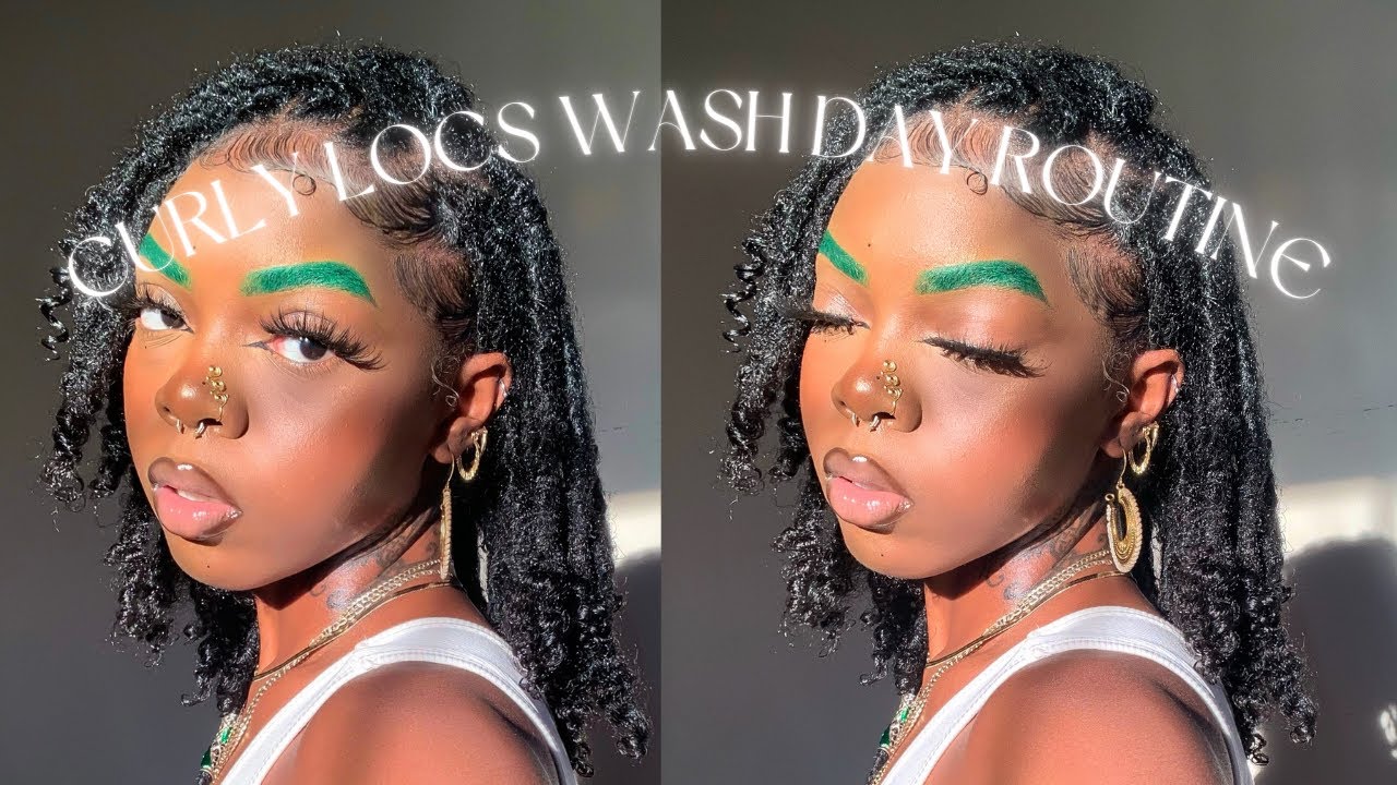 MY LOC WASH DAY AND MOISTURIZING ROUTINE | HOW I MAINTAIN MY CURLY LOCS ...