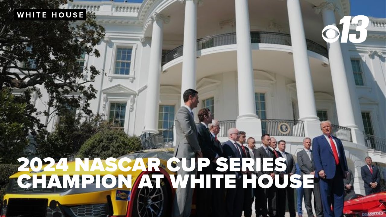 Joey Logano visits White House after third NASCAR Cup championship ...